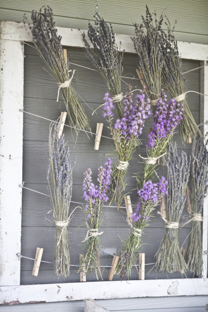 Fresh Flowers and a Window Screen - Cedar Hill Farmhouse