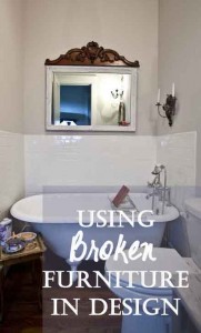 Using Broken Furniture in Design - Cedar Hill Farmhouse