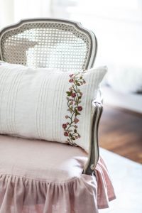 Linen Pintuck Pillow - Cedar Hill Farmhouse