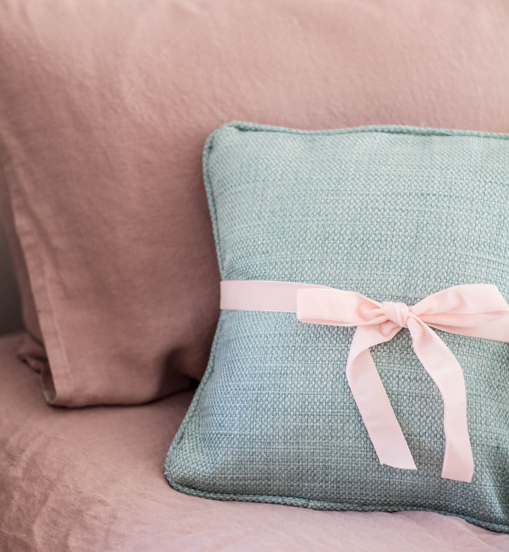 Rose Linen Sheets - Cedar Hill Farmhouse