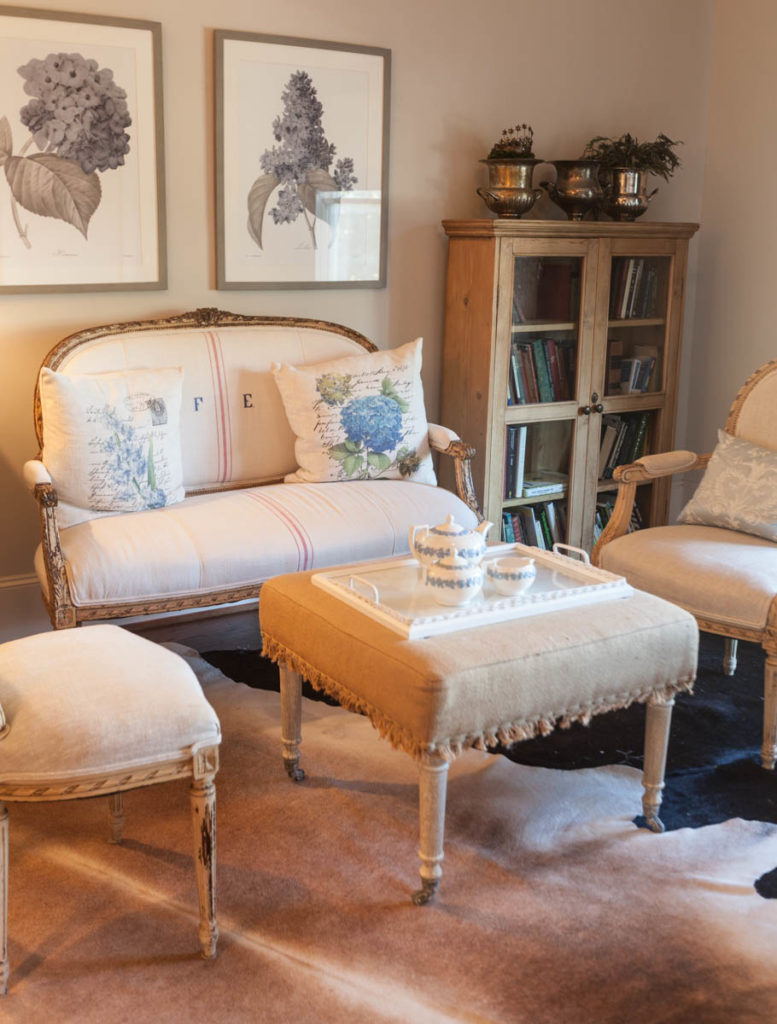 The New French Sitting Room - Cedar Hill Farmhouse